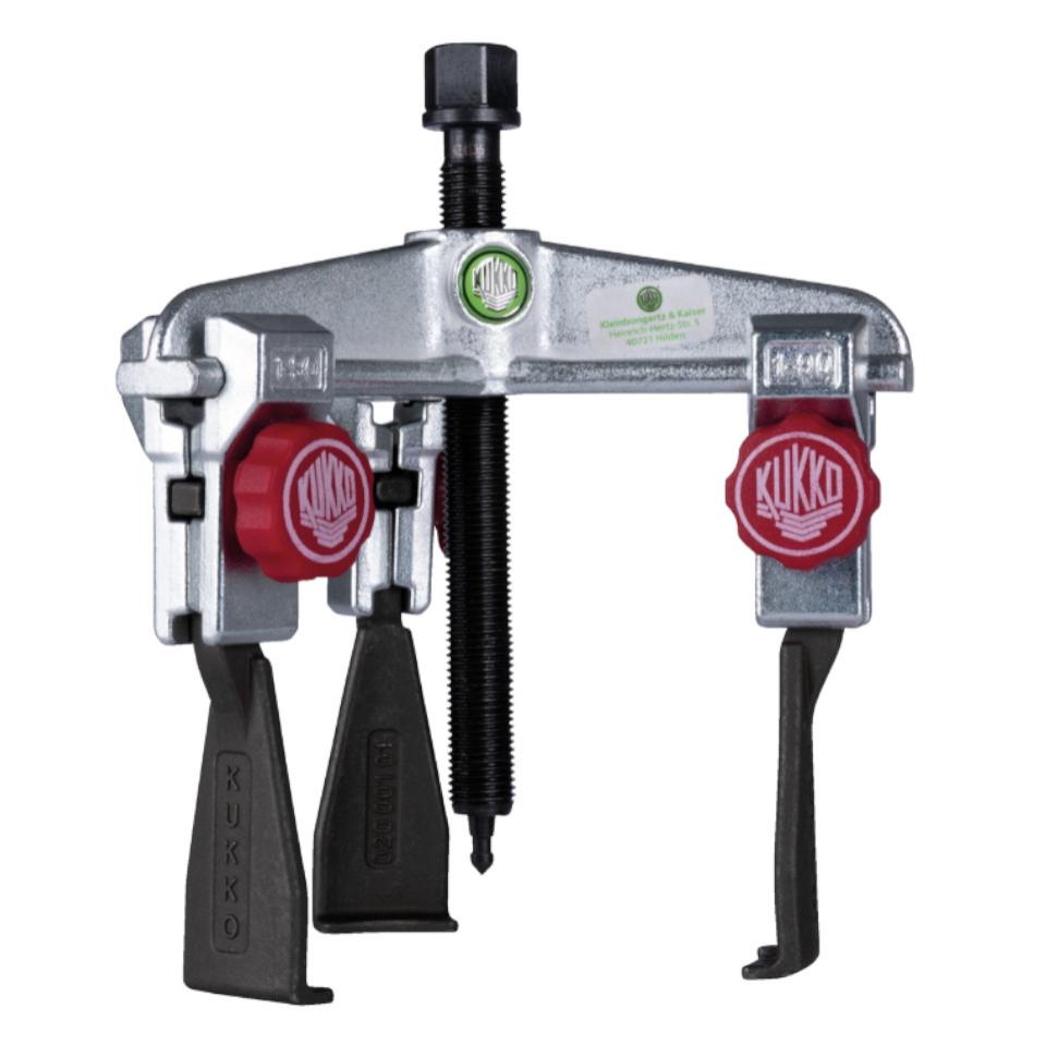 30-20+S Kukko Universal 3-Jaw Puller with Narrow Quick Adjusting Jaws