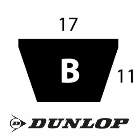 Dunlop B Section V Belts 17x11mm - Classical Wrapped V Belts