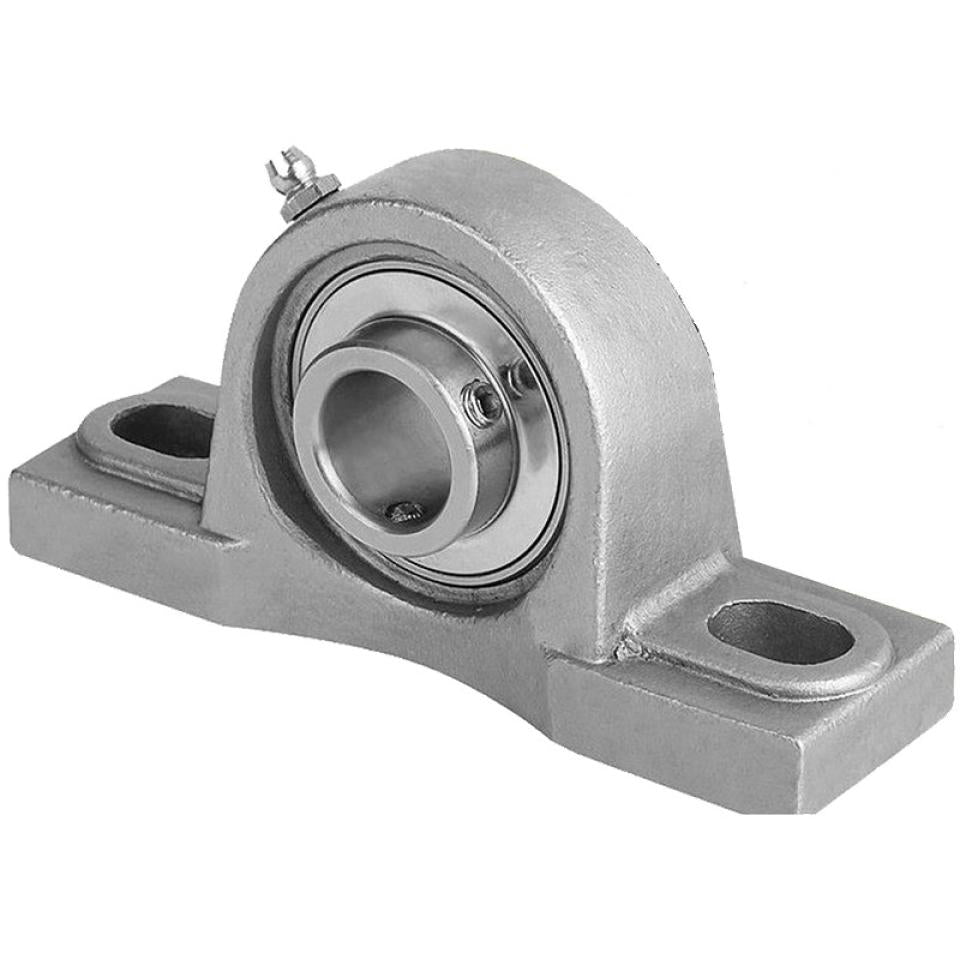 SSUCP208 BKL Stainless 2 Bolt Pillow Block Housing with Stainless Bear